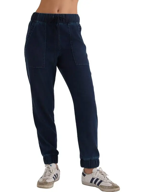 Bella Dahl Pocket Joggers - Midnight Rinse Print