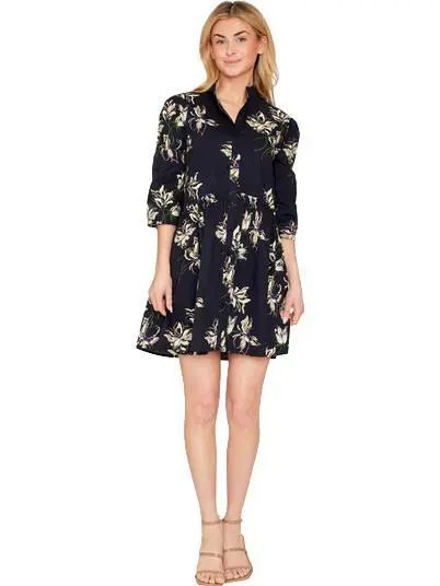 TAYLOR TILLMAN Cammie Shirt Dress - Garden Romance