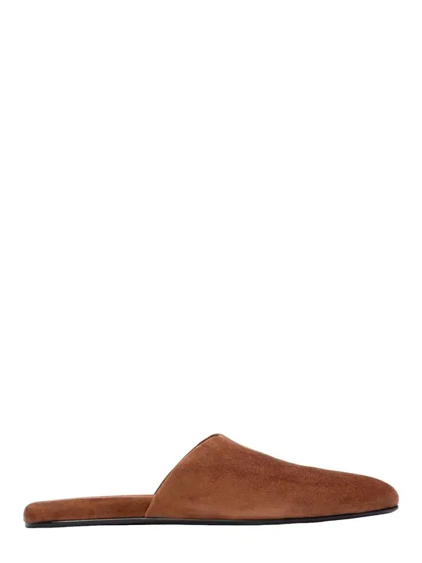 BLACK SUEDE STUDIO Shiloh Mule - Tobacco Suede