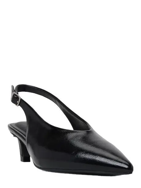 CALL IT SPRING BY ALDO Monett Pointed-toe Kitten Heel Slingback Pumps - Black