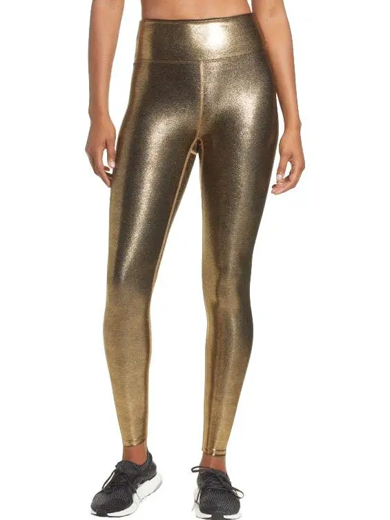 Heroine Sport Marvel Metallic High Waist Leggings - 24k