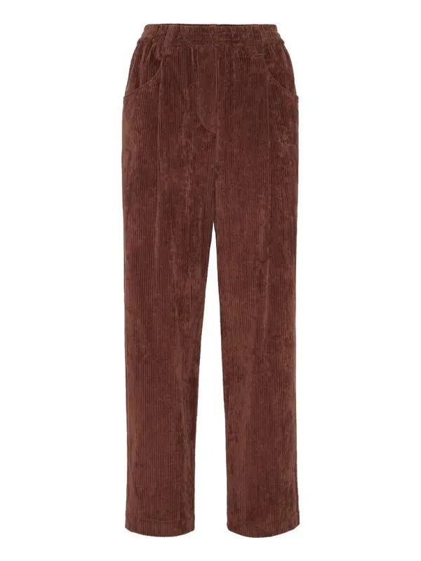 Brunello Cucinelli Corduroy Baggy Trousers - Brown