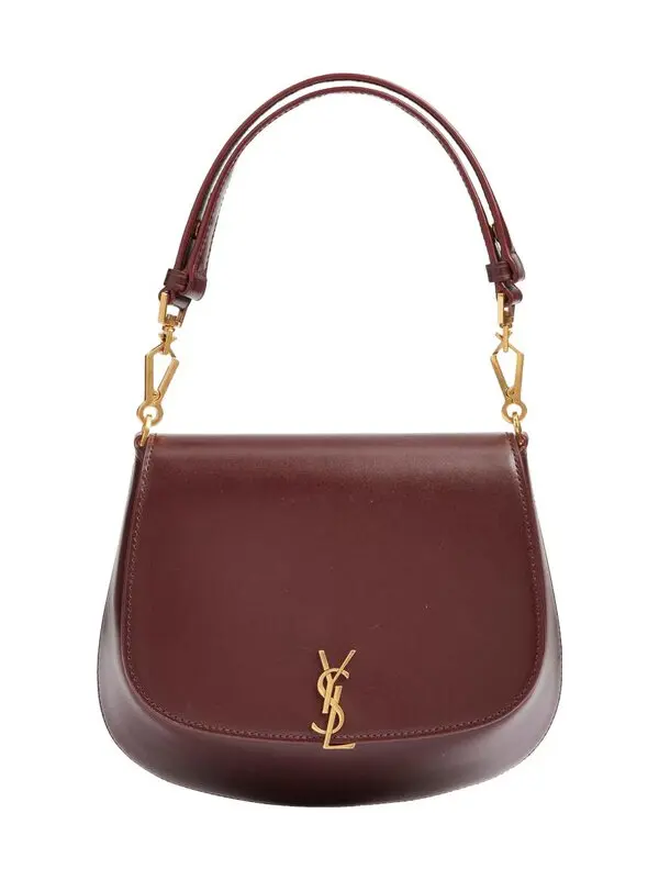 Saint Laurent Mini Voltaire Box Bag - Rouge Cabernet
