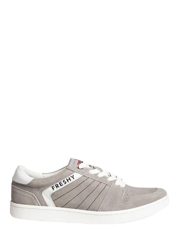 FRESHY Kingpin Suede Sneakers - Grey/white