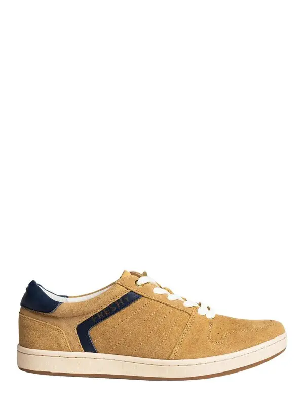 FRESHY Kingpin Suede Sneakers - Tan/blue