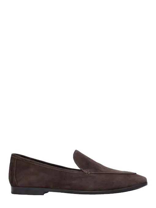 BLACK SUEDE STUDIO Allie Suede Loafer - Hot Fudge Suede