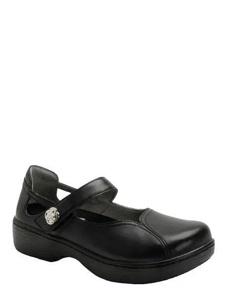ALEGRIA BY PG LITE Onika Mary Jane Platform Clog - Black