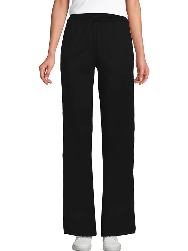 LANDS' END School Uniform Active Performance Track Pants - Black