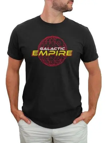 STAR WARS Galactic Empire Death Star Graphic T-shirt - Black