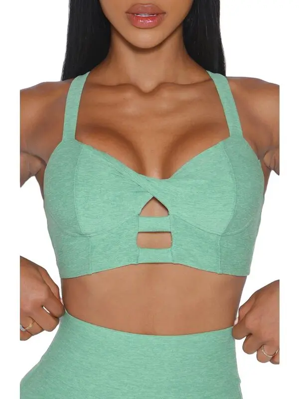 BOMBSHELL SPORTSWEAR Core Set Bra - Sage