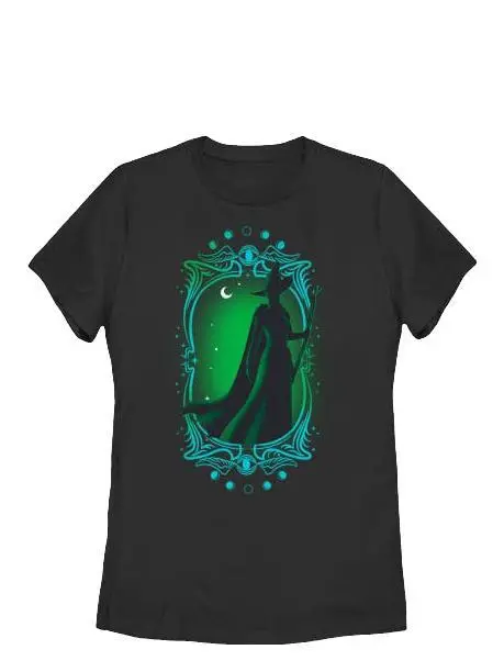 WICKED Elphaba Silhouette Frame Graphic T-shirt - Black