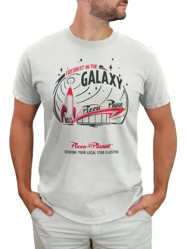 TOY STORY Pizza Planet Freshest In The Galaxy Graphic T-shirt - White