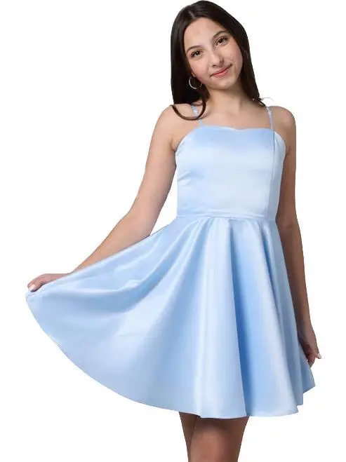 UN DEUX TROIS Fit And Flare Party Dress - Light Blue