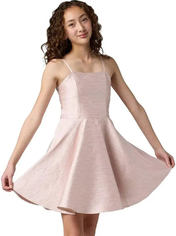 UN DEUX TROIS Fit And Flare Party Dress - Pink
