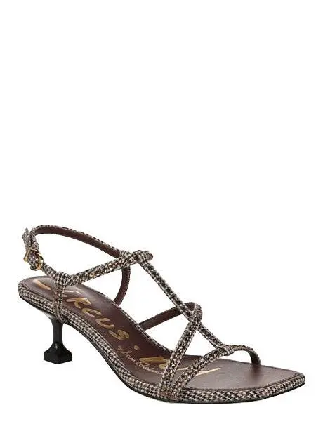 CIRCUS NY BY SAM EDELMAN Jaida Glitz Strappy Sandal - Black Natural Multi