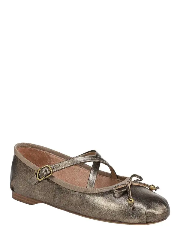 CIRCUS NY BY SAM EDELMAN Zuri Metallic Ballet Flat - Gilded Bronze