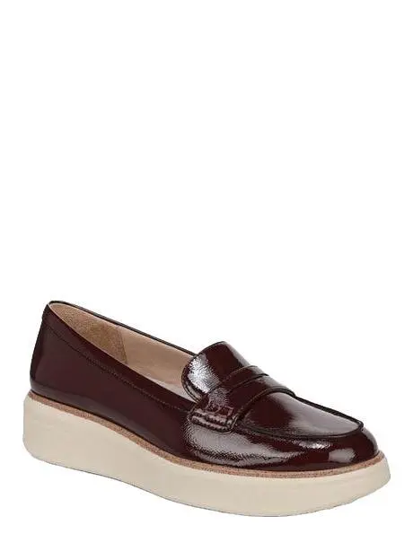 LIFESTRIDE Chelsea Platform Penny Loafer - California Wine Red