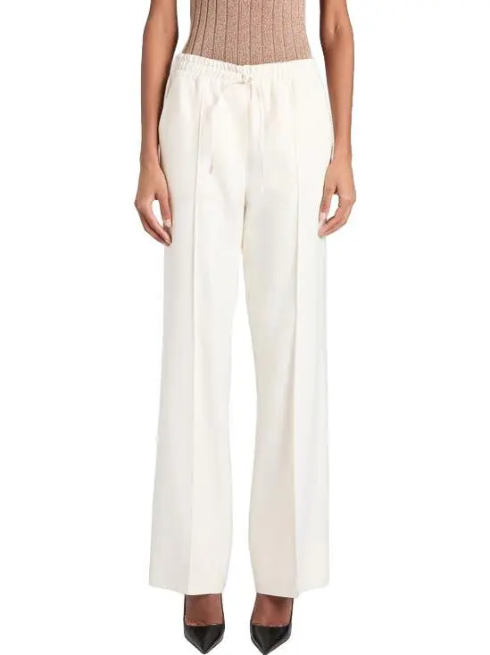 TOM FORD Tailored Viscose & Silk Twill Pants - Jb005 Cream
