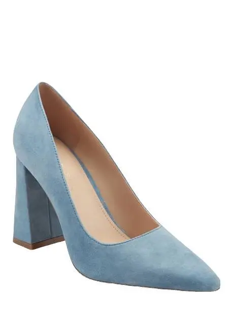 Marc Fisher Minny Pointed Toe Pump - Medium Blue