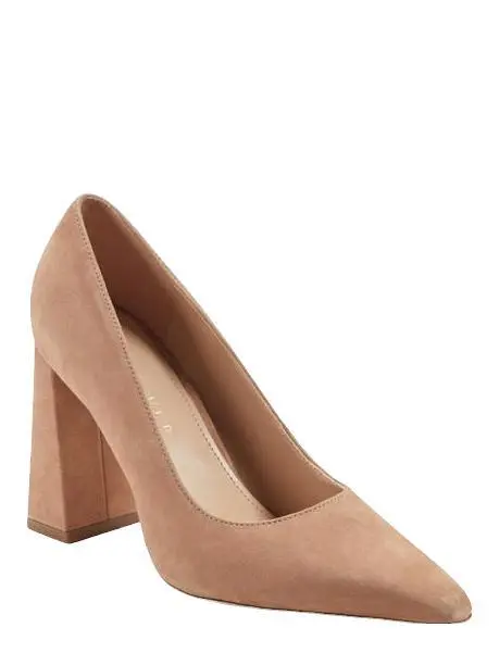 Marc Fisher Minny Pointed Toe Pump - Medium Natural