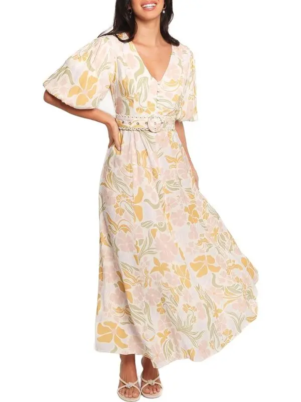 PETAL & PUP Floral Print Maxi Dress - Alila