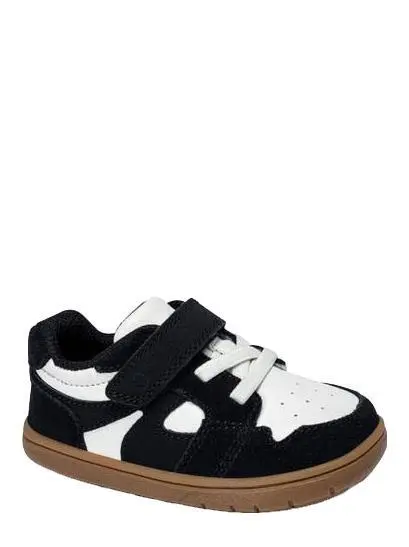 STRIDE RITE Leather Sneakers - Black/white