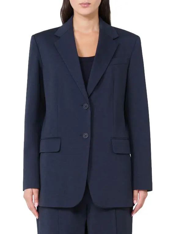 Max Mara Messina Knit Jacket - Navy