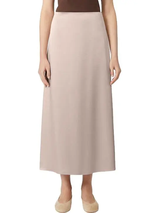 Max Mara Angelo Satin Skirt - Powder