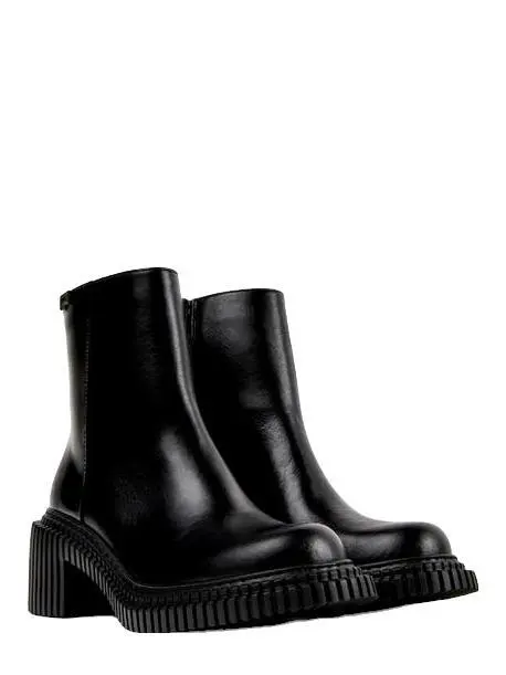 Camper Pix London Zip Up Boots - Black