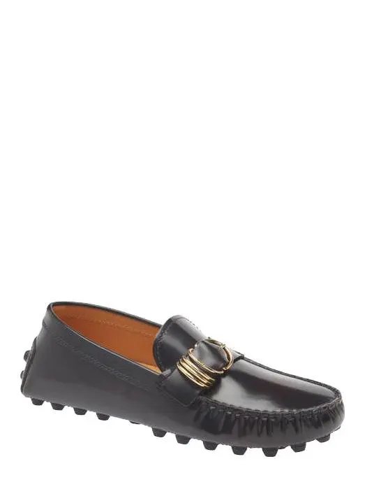 TOD'S Gommino Macro Fibbia Anell Loafer - Kraft Chiaro
