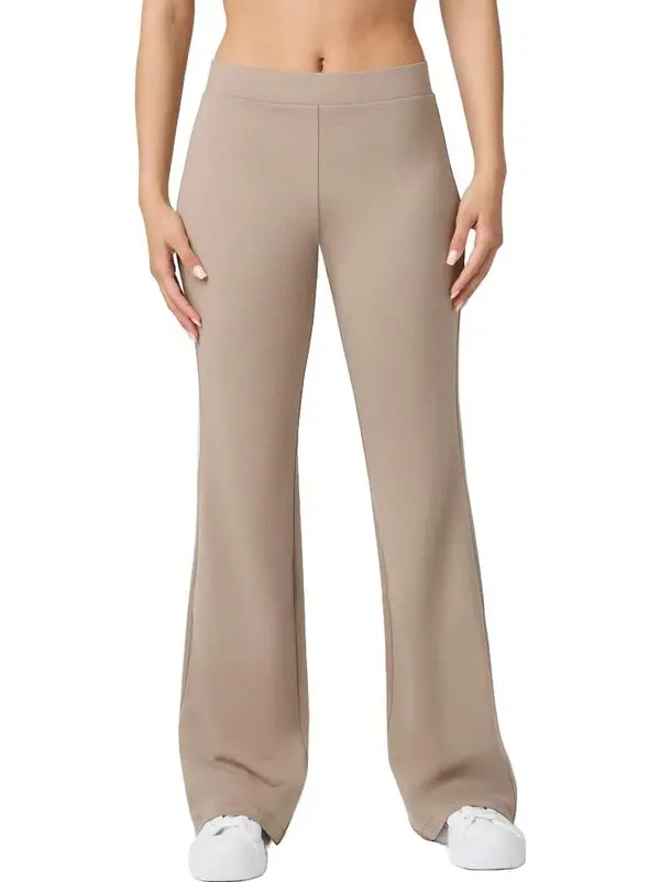 FLORENCE BY MILLS Sporty Terry Flare Pants - Taupe
