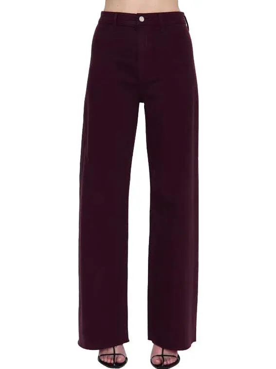 PISTOLA Penny Wide Leg Utility Jeans - Claret