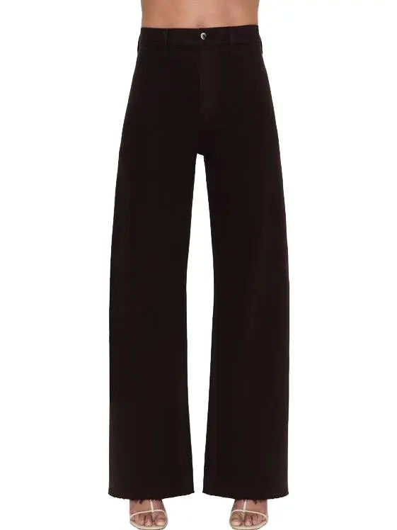 PISTOLA Penny Wide Leg Utility Jeans - Mocha