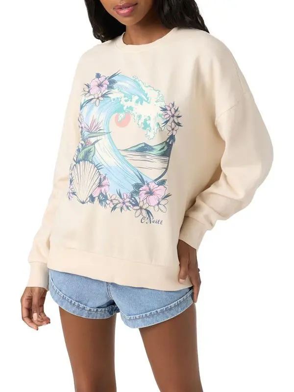 O'Neill Solis Graphic Fleece Sweatshirt - Tapioca