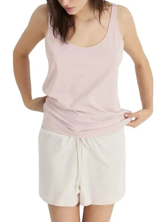 Mango Cotton Lounge Camisole - Pink
