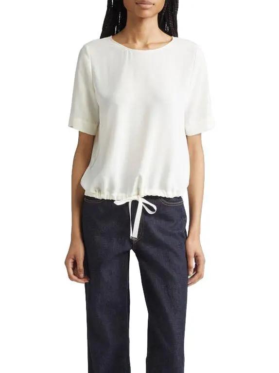 Herno Drawstring Hem T-shirt - White