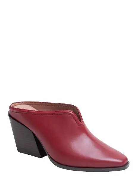 Linea Paolo Shelleyx Mule - Deep Red Leather