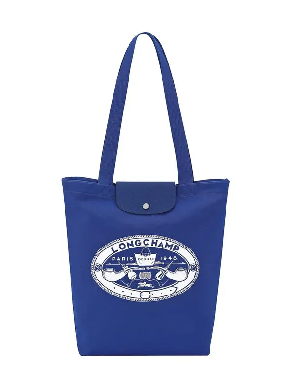 Longchamp X Constantin Riant Le Pliage Tote - Cobalt