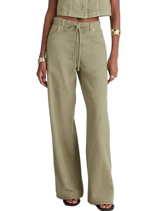 Madewell Airy Wide-leg Jeans - Sagebrush