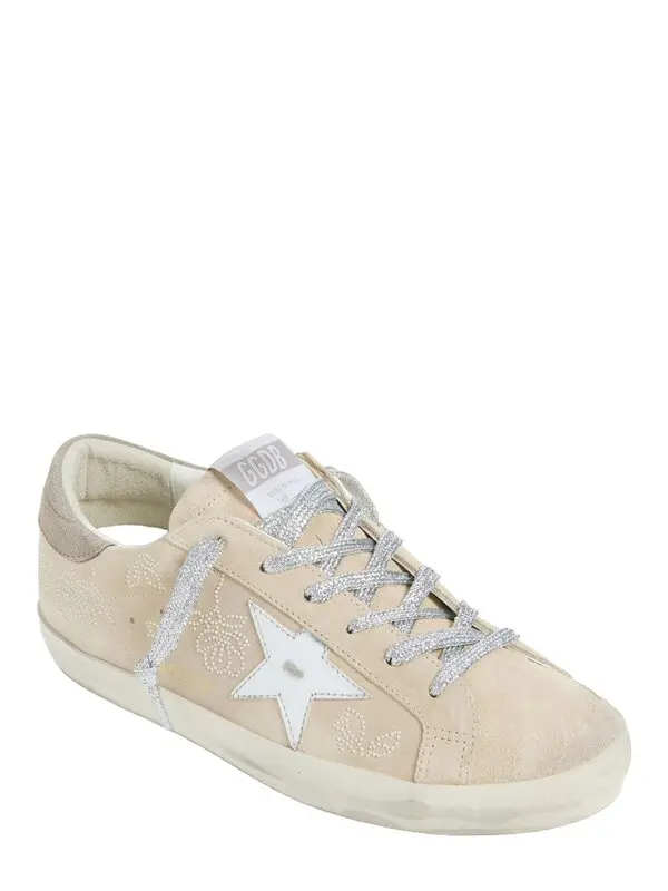 GOLDEN GOOSE Super-star Low-top Sneaker - Light Grey/silver