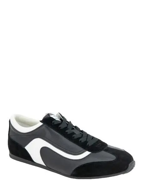KENNETH COLE Alma Leather Sneakers - Black Leather