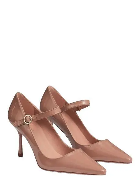 LK BENNETT Camille Court Mary Jane Pumps - Dark Taupe