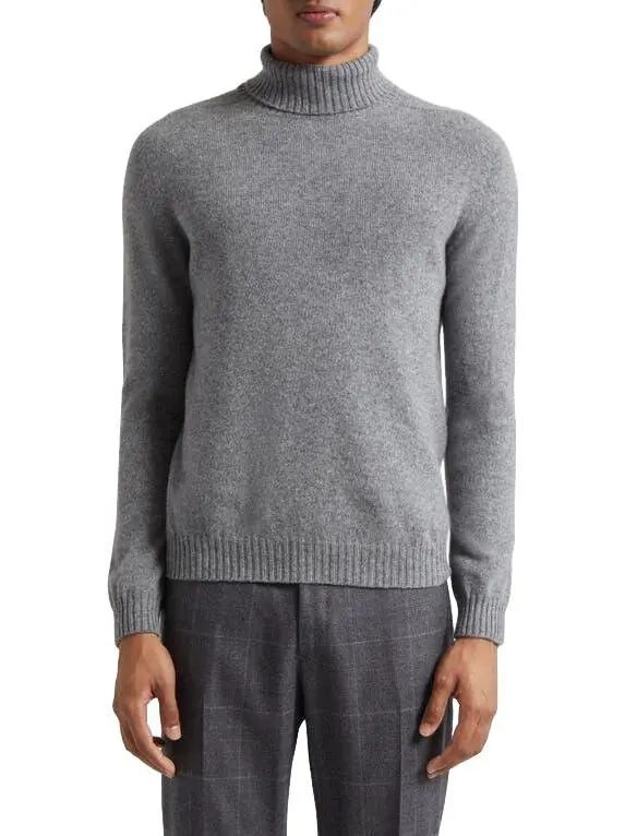 Boglioli Wool & Cashmere Turtleneck - Grey