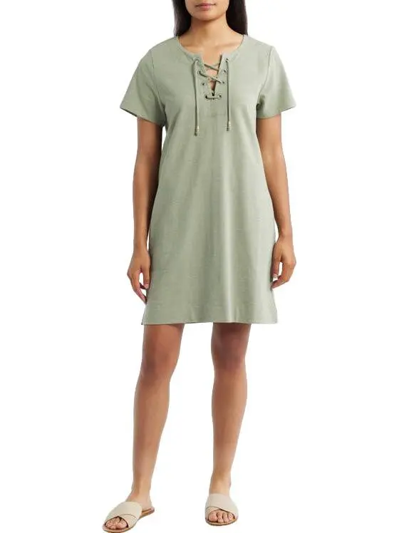Tommy Bahama Sunset Harbor Short Sleeve Sundress - Marjoram