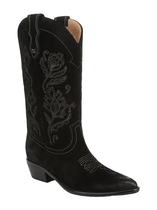 Sam Edelman Rue Western Boots - Black