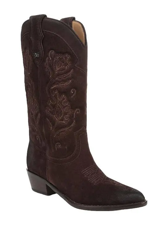 Sam Edelman Rue Western Boots - Cafe Noir