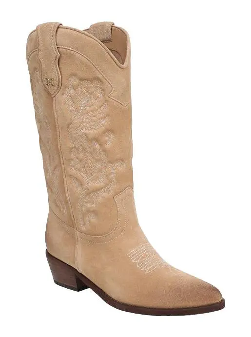 Sam Edelman Rue Western Boots - Cyprus Tan