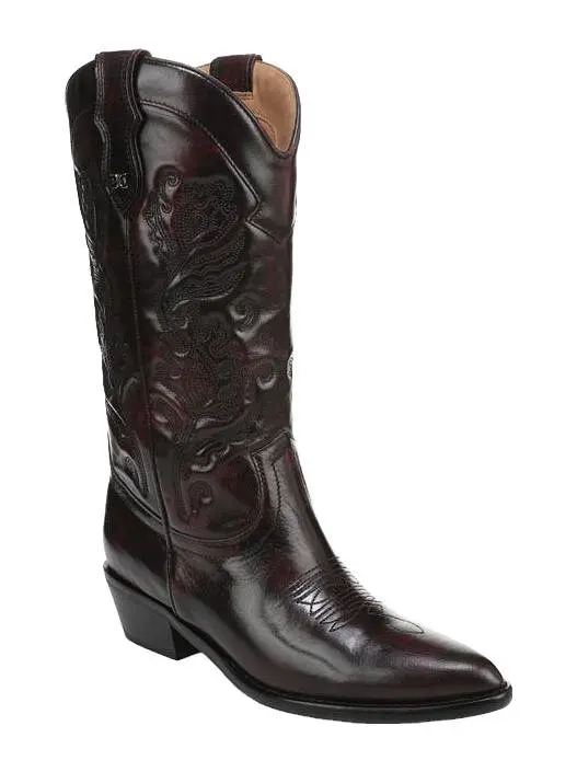 Sam Edelman Rue Western Boots - Merlot