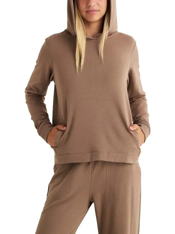 FREE FLY Lightweight Fleece Hoodie - Fossil
