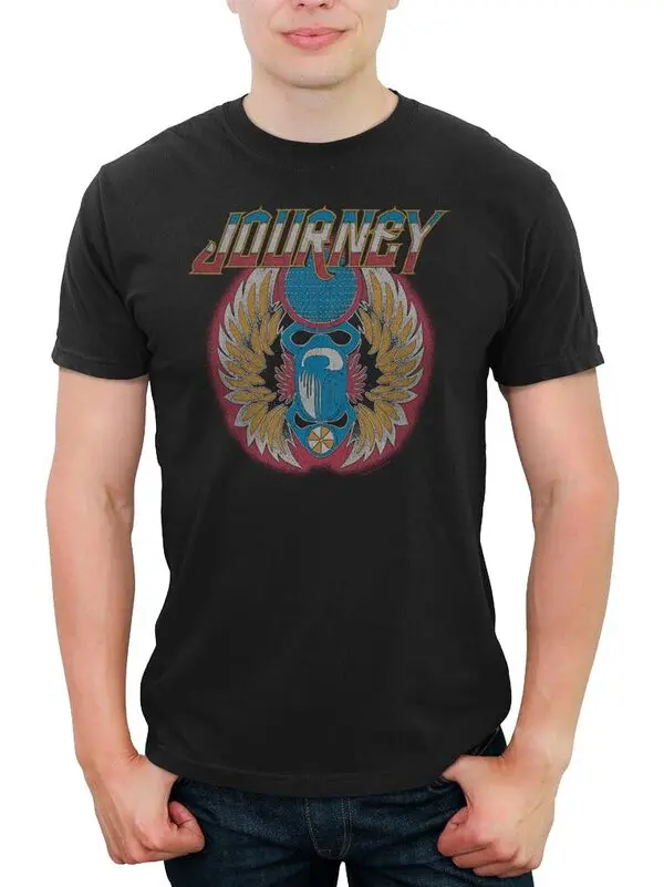 JOURNEY Freedom Symbol Graphic T-shirt - Black